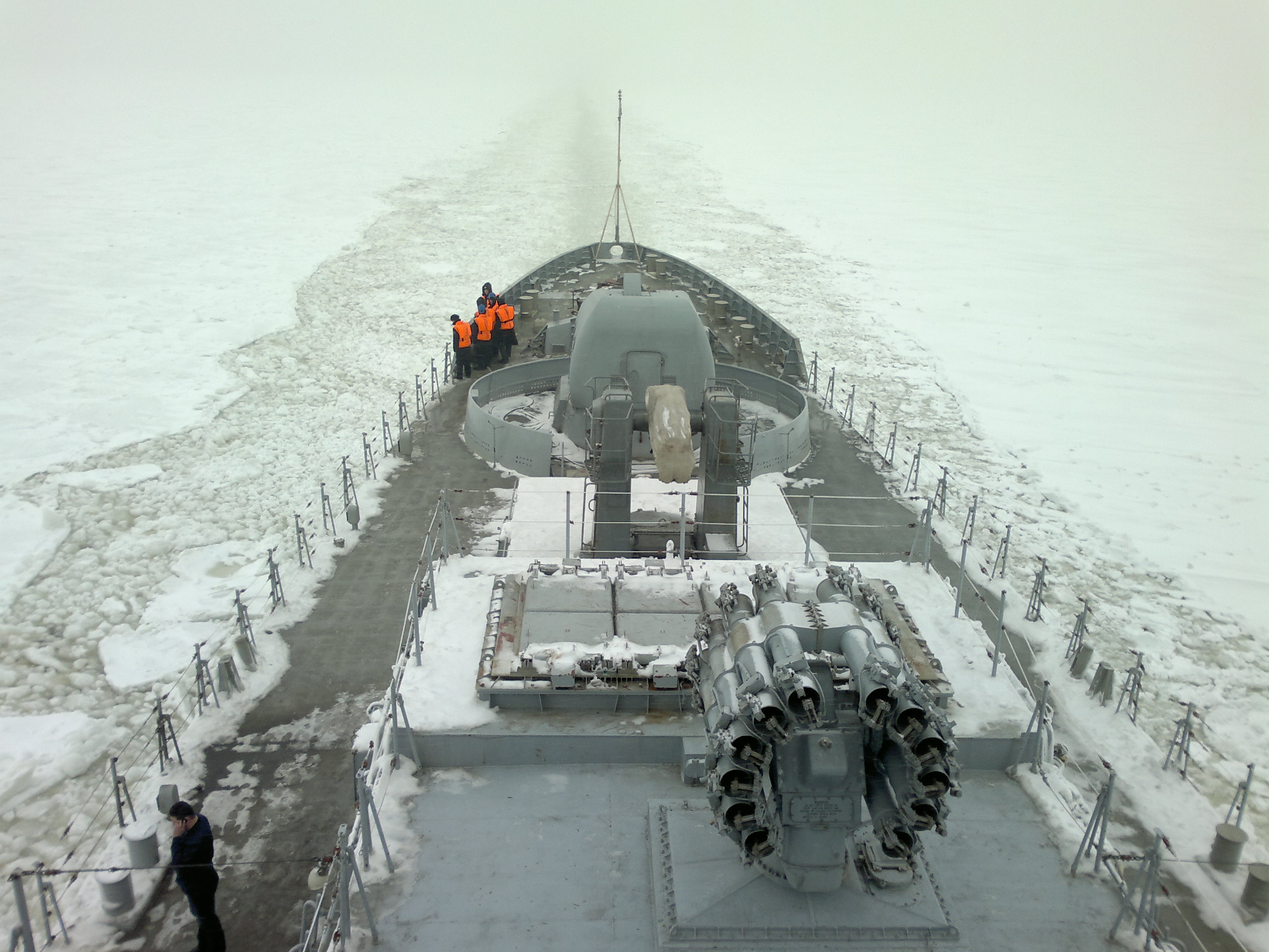 Images: INS Teg's cold weather sea trials