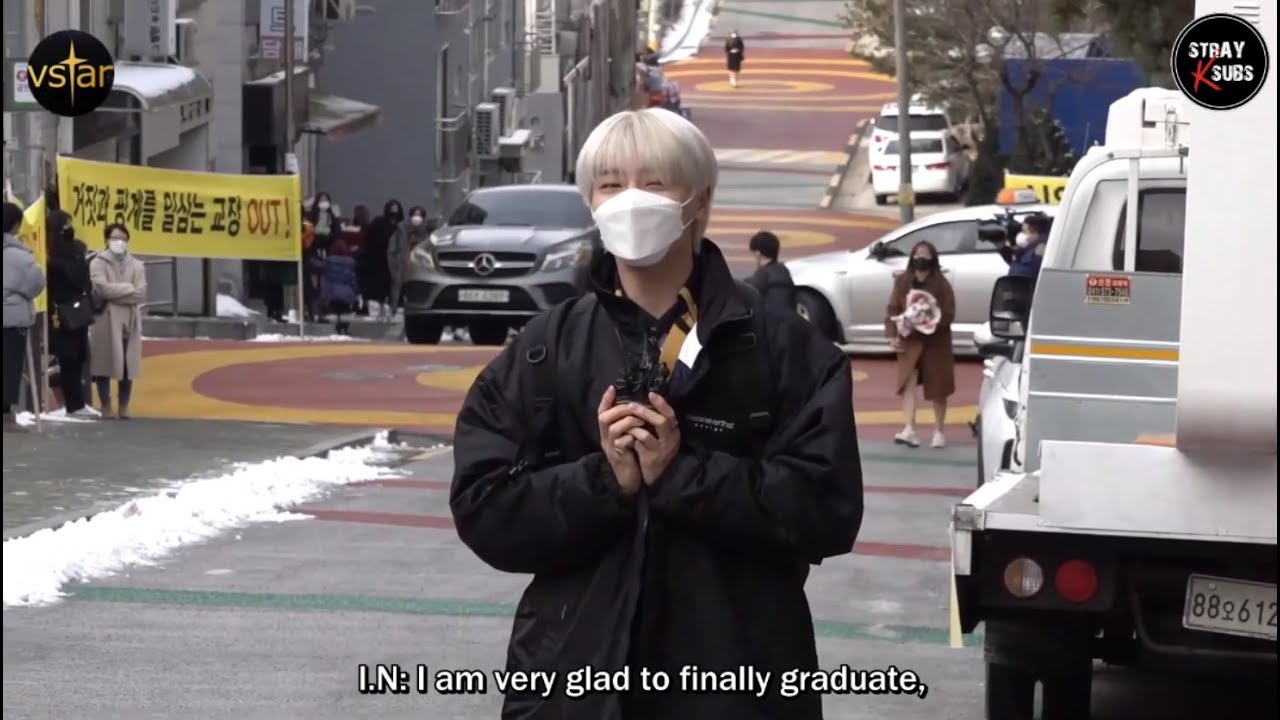 210205 Stray Kids I.N Seoul Performing Arts High School Graduation ...