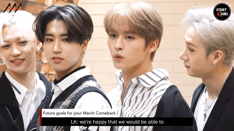 2021 AAA Performance of the Year Award Interview with Stray Kids 2021 ...