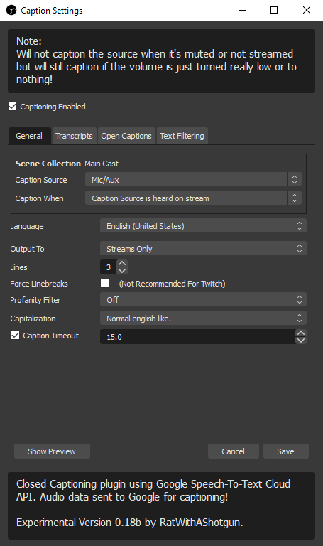 How to add Closed Captions to your Stream | StreamerSquare
