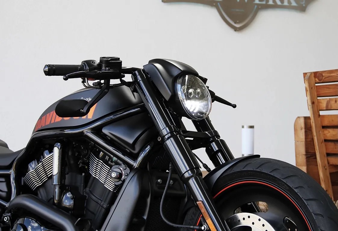 2002 – 2011 V-Rod NRS Headlight Mask - Stringer Collective