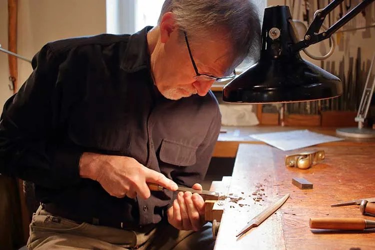 Richard Riggall’s (Day) Dream Career Making Baroque Bows | Strings Magazine