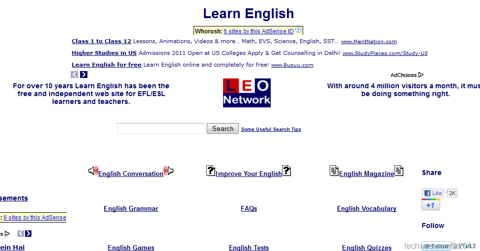 Top 10 Free English Tutorial Websites