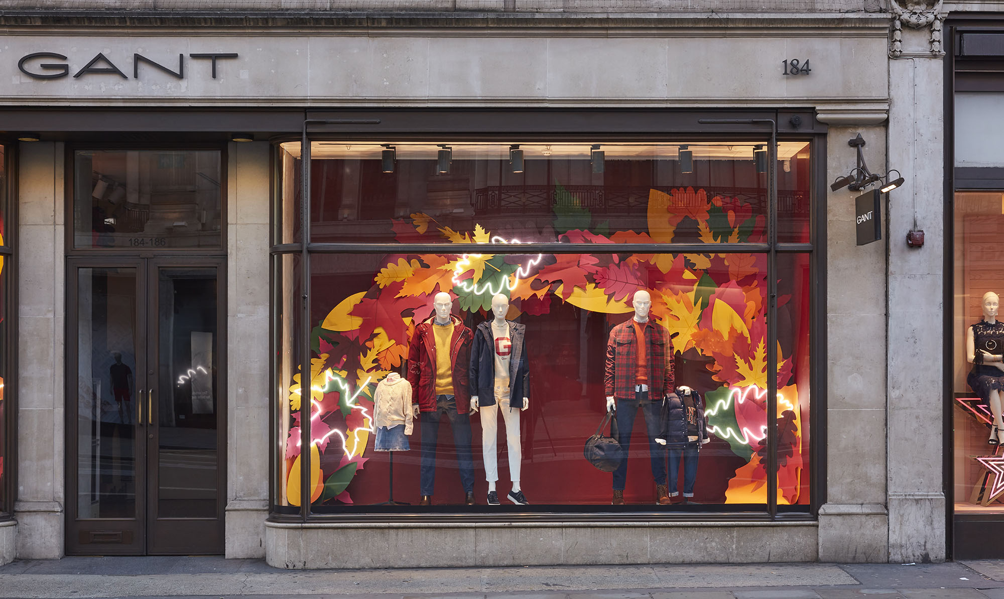 GANT Leaves | Wow Windows for Global Retail | StudioXAG