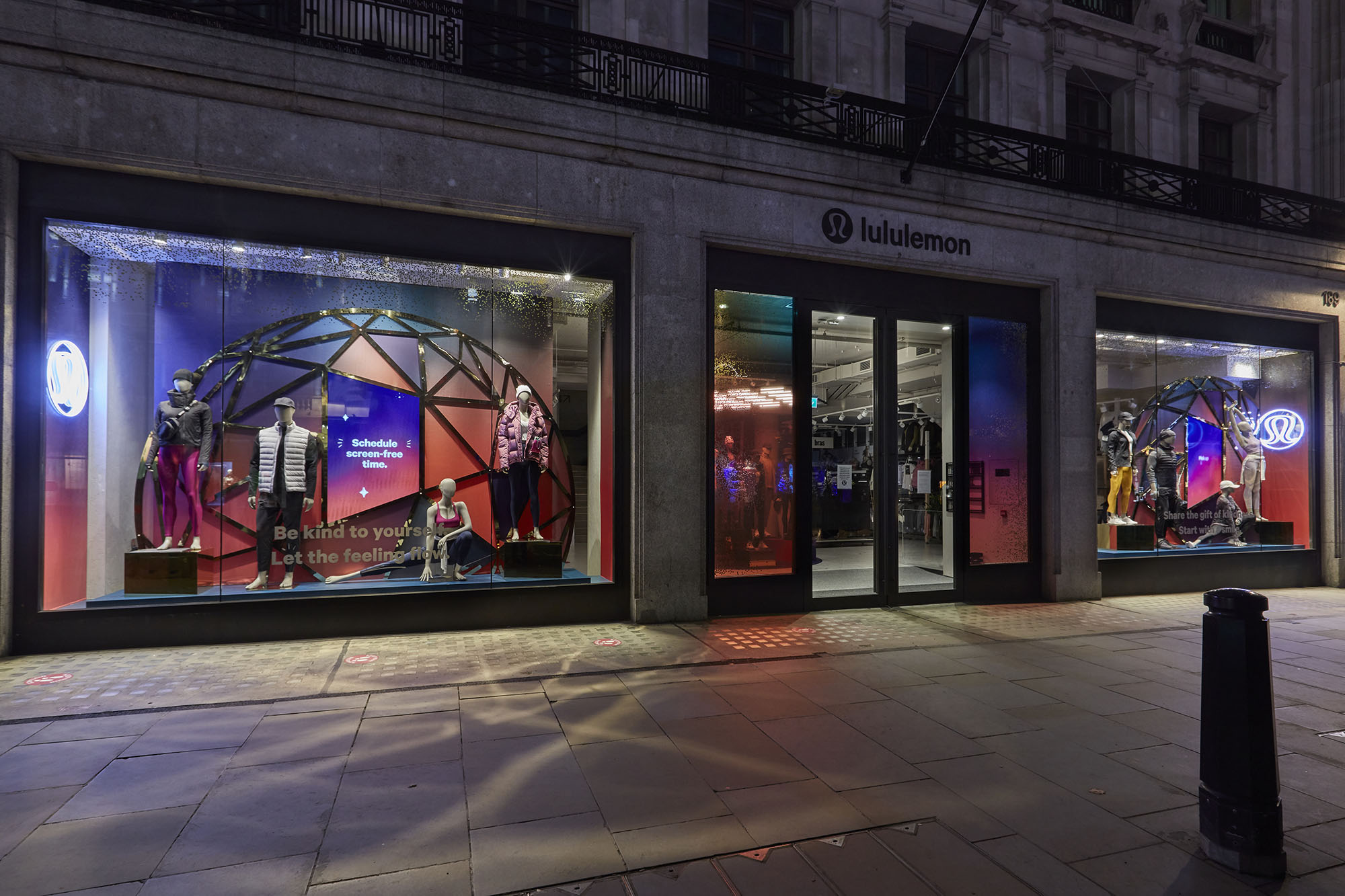 lululemon: Let the Feeling Flow | Window displays for global brands ...