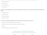Quiz Worksheet Automatic Controlled Processing Study
