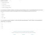 Quiz Worksheet Probability Density Function Study
