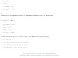 Quiz Worksheet Variable Basics In Javascript Study
