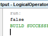 Java Logical Operators Study