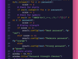 A Password Strength Checker Program Using Python And Tkinter Coding
