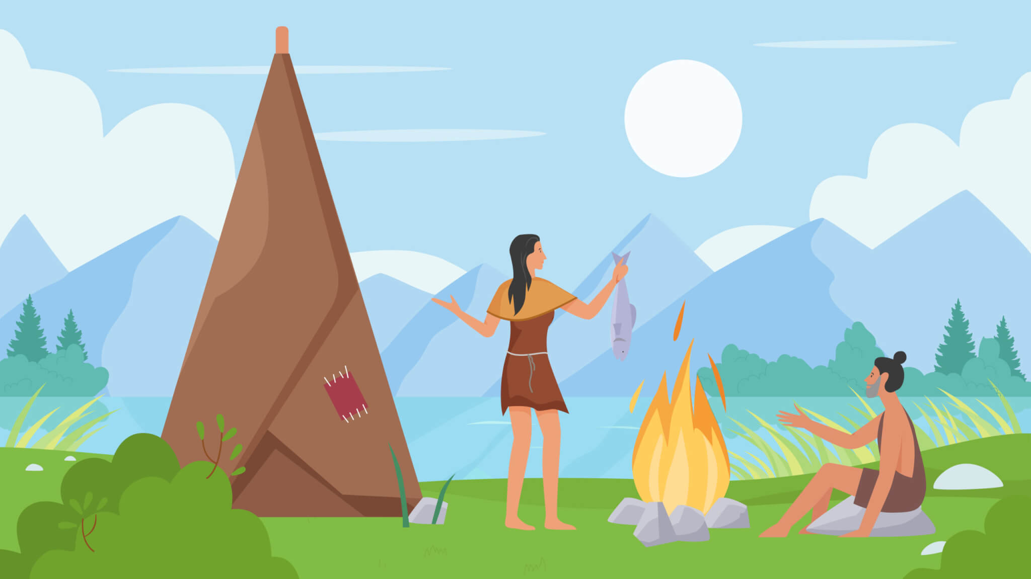 Birth of societies: Primitive humans shared ideas and cultures 400,000 ...