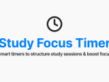 Study Focus Timer Free Online Tool For Productivity Concentration