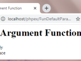 Functions In Php Php Tutorial Study Glance