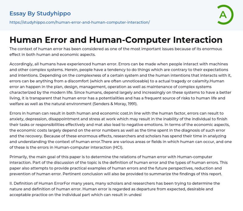 Human Computer Interaction Pdf Error Usability - Premium City Art Gallery - HD