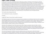 Ups Case Study Essay Example Studyhippo