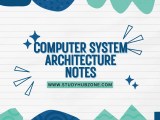 Computer System Architecture Notes Download Pdf Now