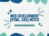 Web Development Html Css Notes Download Pdf Now