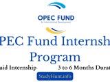 Opec Fund Internship Program 2024 2025 International Development