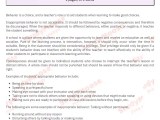 Appropriate Classroom Behavior Free Essay Example