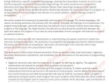 Syntax And Semantics Syntax Versus Semantics Free Essay Example