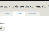 Delete Drupal Page Studyopedia
