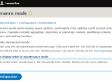 Drupal Maintenance Mode Studyopedia