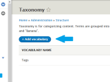 Create New Drupal Vocabulary Studyopedia