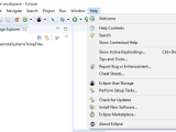Eclipse Help Menu Studyopedia