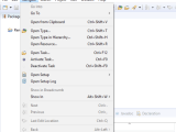 Eclipse Navigate Menu Studyopedia