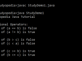 Operators In Java Studyopedia