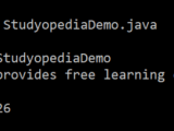String Indexof String Str Int Fromindex Method In Java Studyopedia