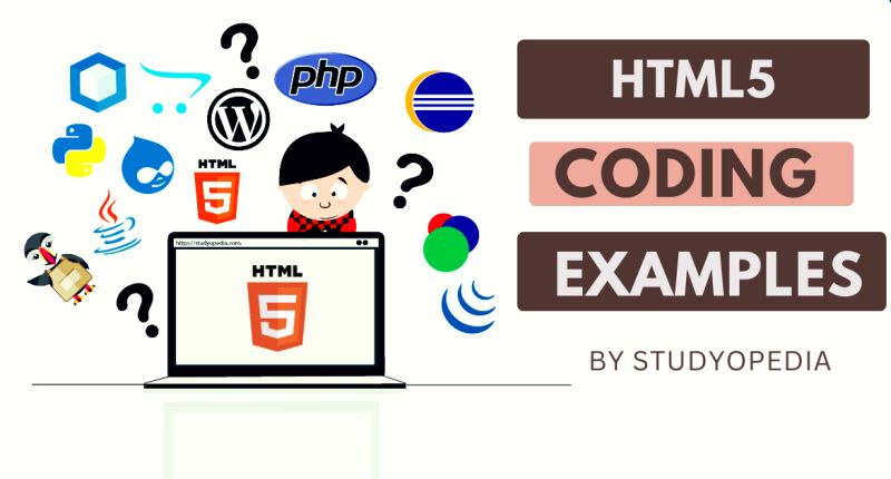 Html Example Programs Html Basic Examples Learn Etutorials - Amazing Gradient Illustration - Mobile