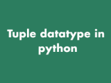 Tuple Built In Datatype In Python Studysection Blog