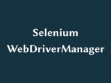 Selenium Webdrivermanager Studysection Blog