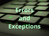 Errors And Exceptions Introduction