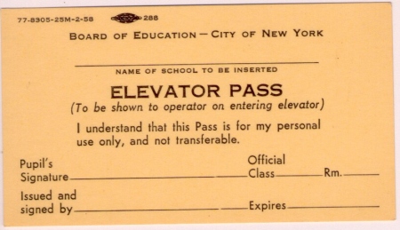 Homerooms | Stuyvesant '62