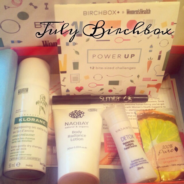 July Birchbox: Power Up - Style Context