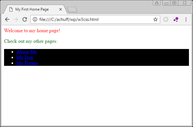 Easy websites with the w3.css style sheet, part 4 | Sub-Etha Software