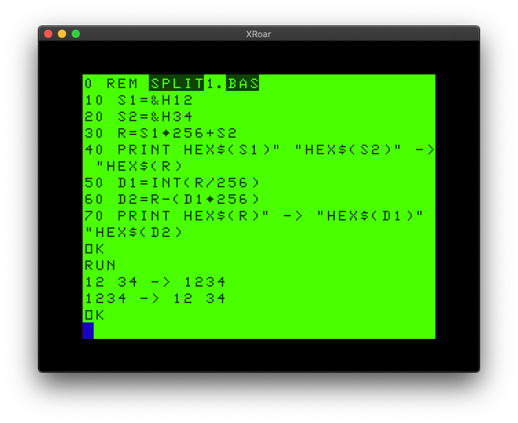 Bit shifting in BASIC | Sub-Etha Software