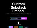 How To Embed Substack Signup Form In Any Website Substackapi