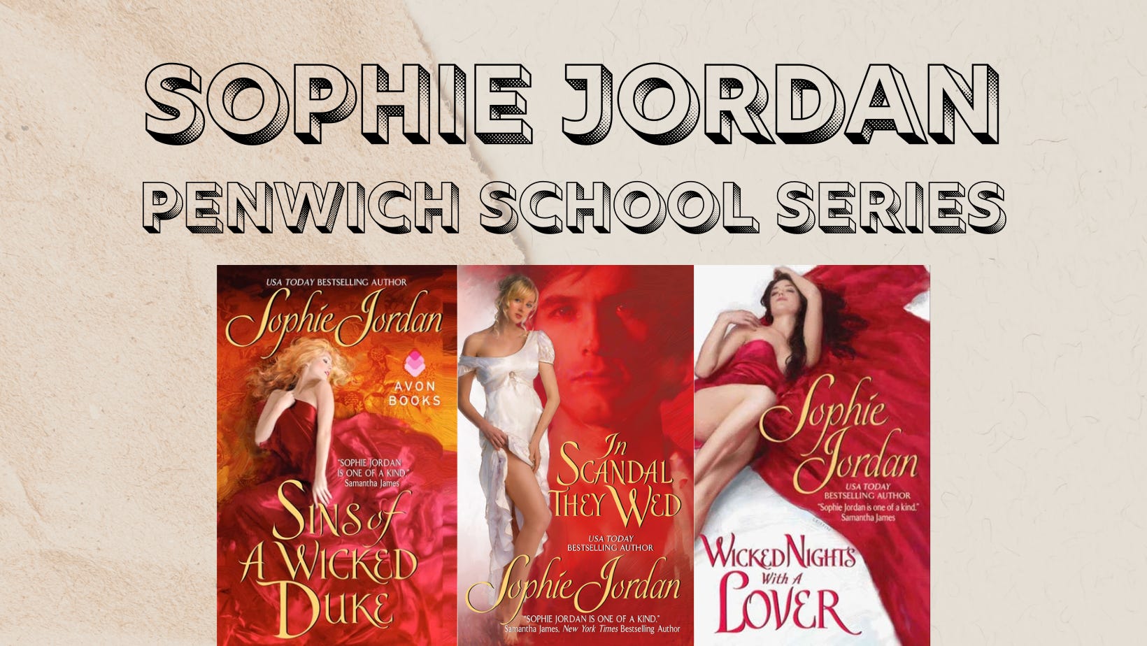 Penwich School for Virtuous Girls Series by Sophie Jordan / Historical ...