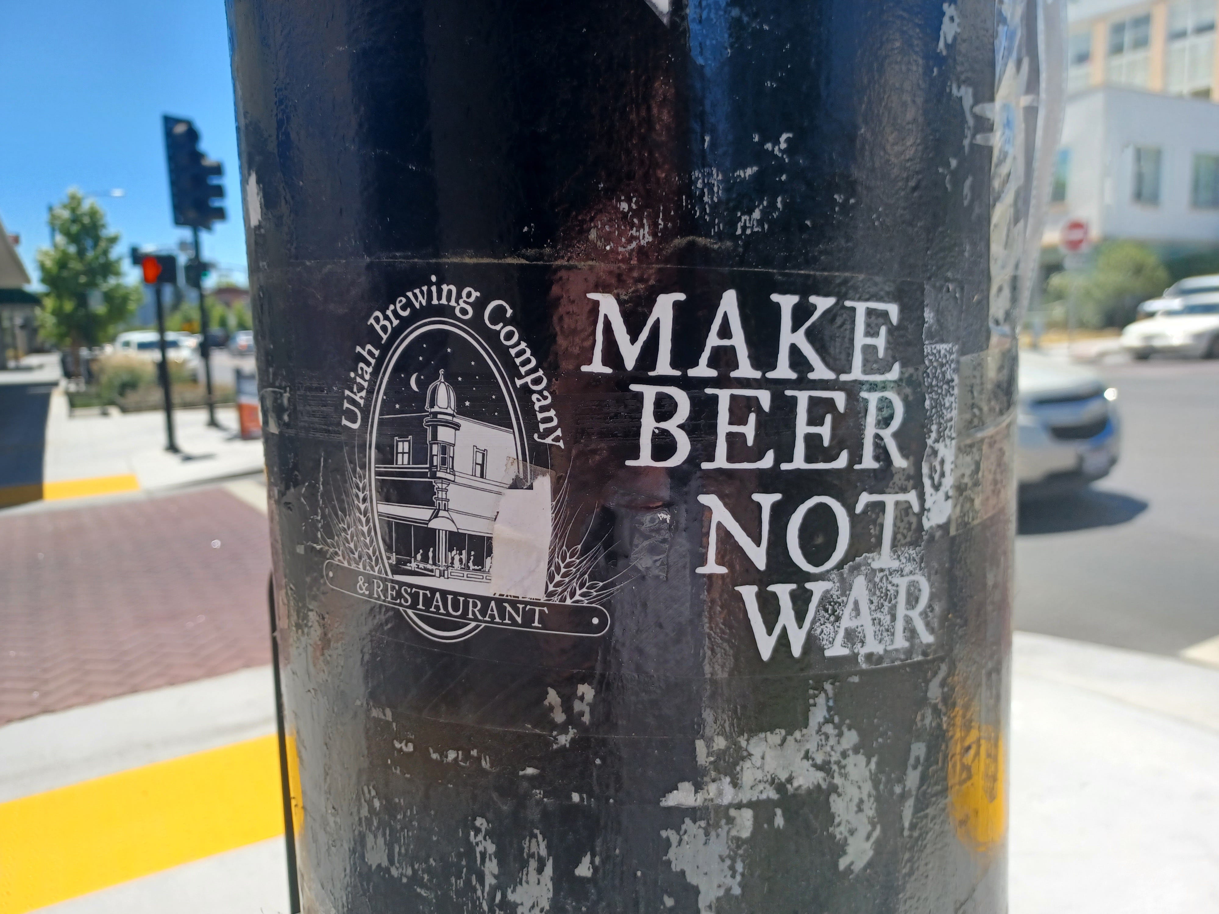 Ukiah Brewing Company: Make Beer Not War - James Murren
