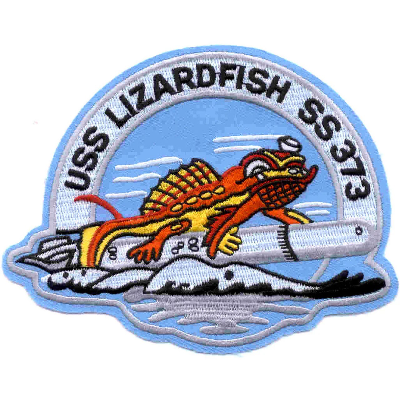 Uss Lizardfish Ss 373 Patch Subvest