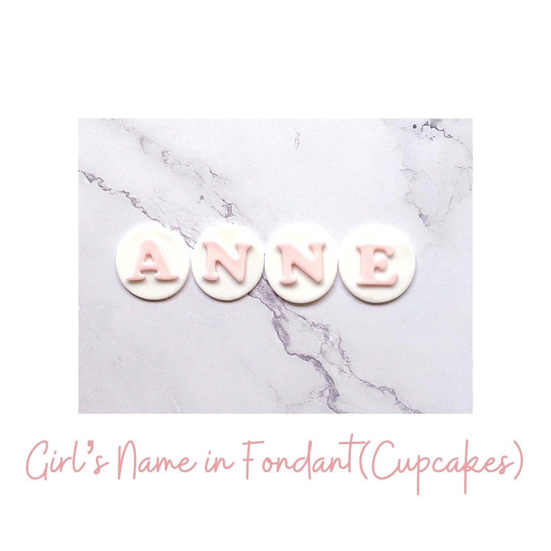 Sugared Fondant Name (Pink) - Sugared