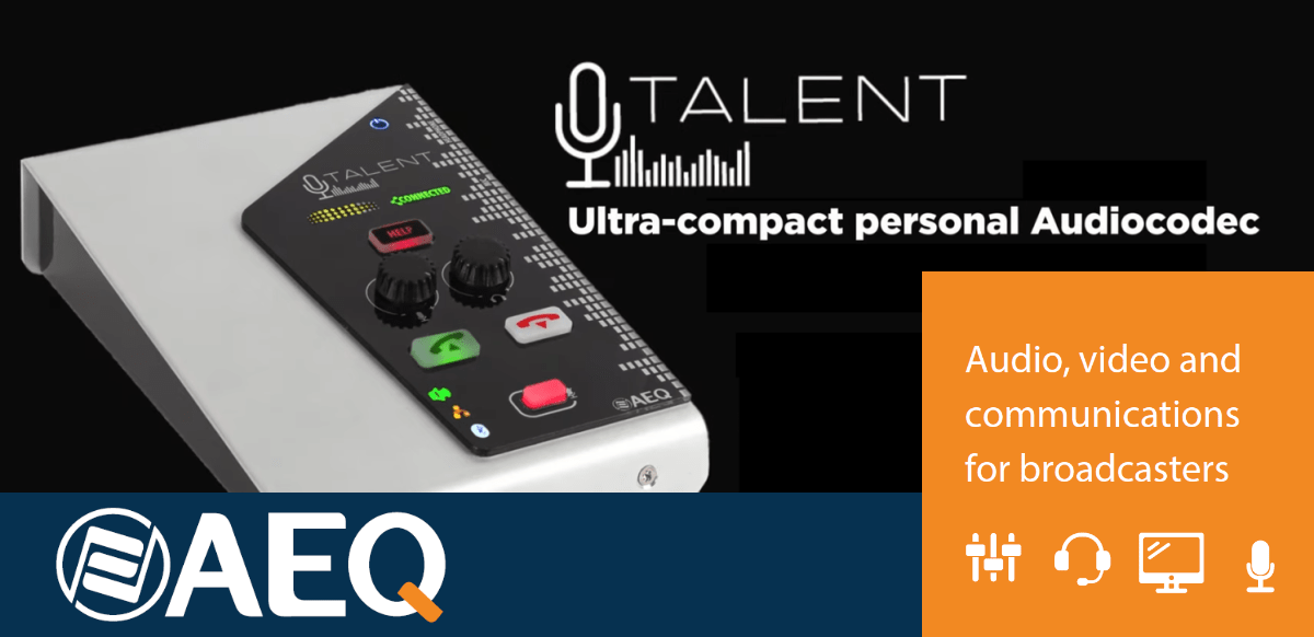 AEQ Talent - Ultra kompakter Audiocodec | SUMATRONIC AG