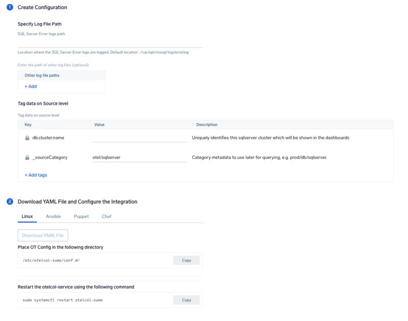 Microsoft Sql Server Opentelemetry Collector Sumo Logic Docs - Artistic Sunset Image - HD