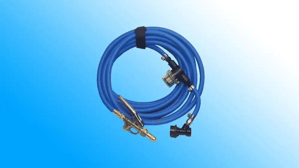 Ball Lock Tank Hose set up