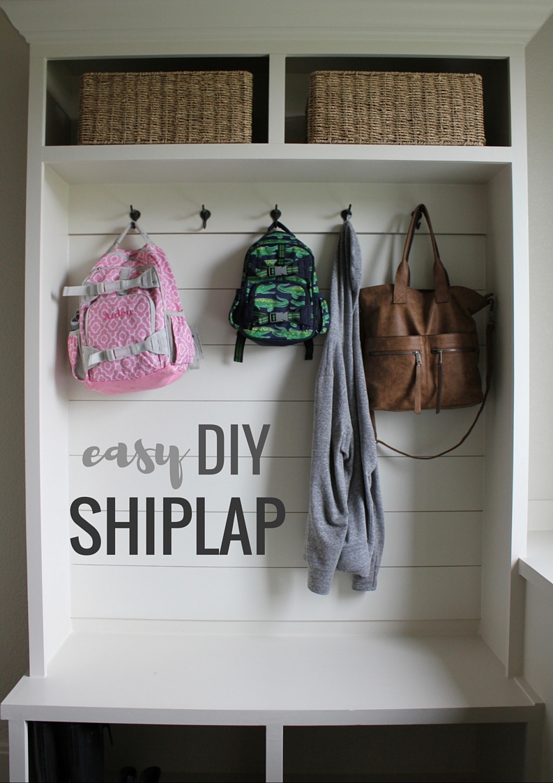 easy diy shiplap tutorial - Sunflower State of Mind