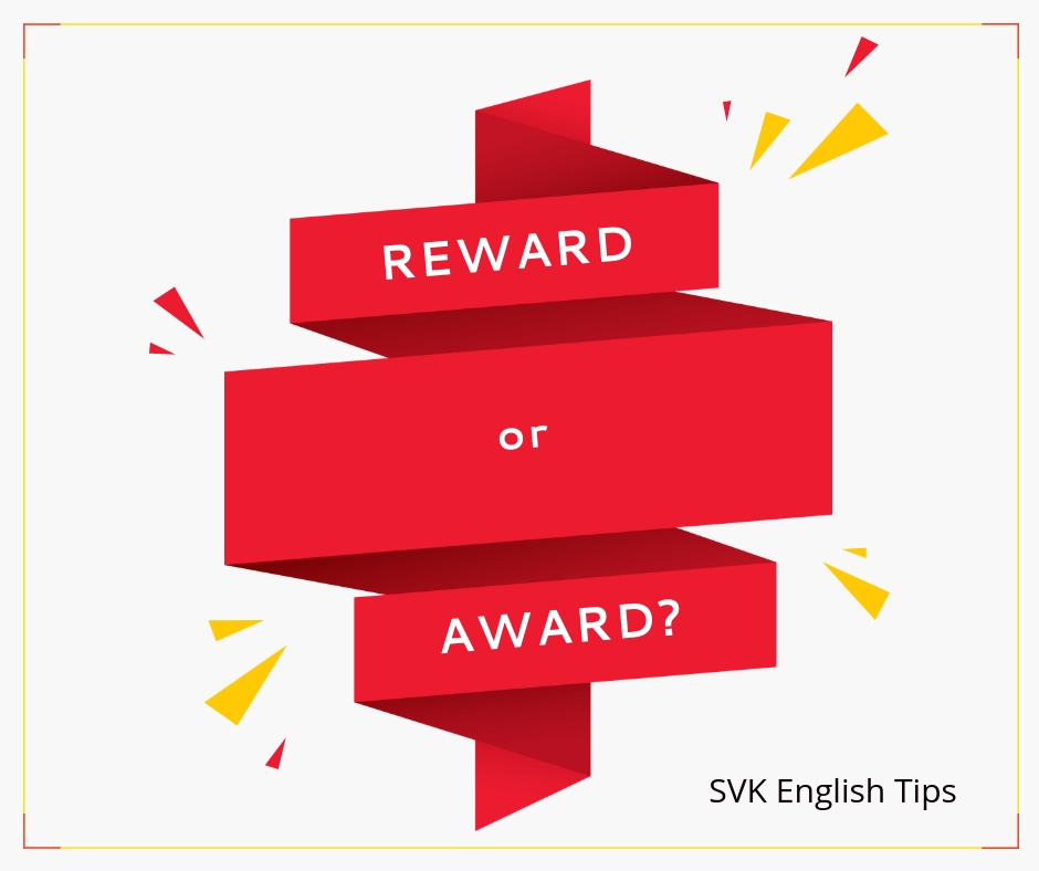 Reward vs. Award - SVK