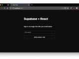 Build A User Management App With React Supabase Docs